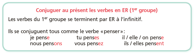 C3 - Le présent des verbes en -ER